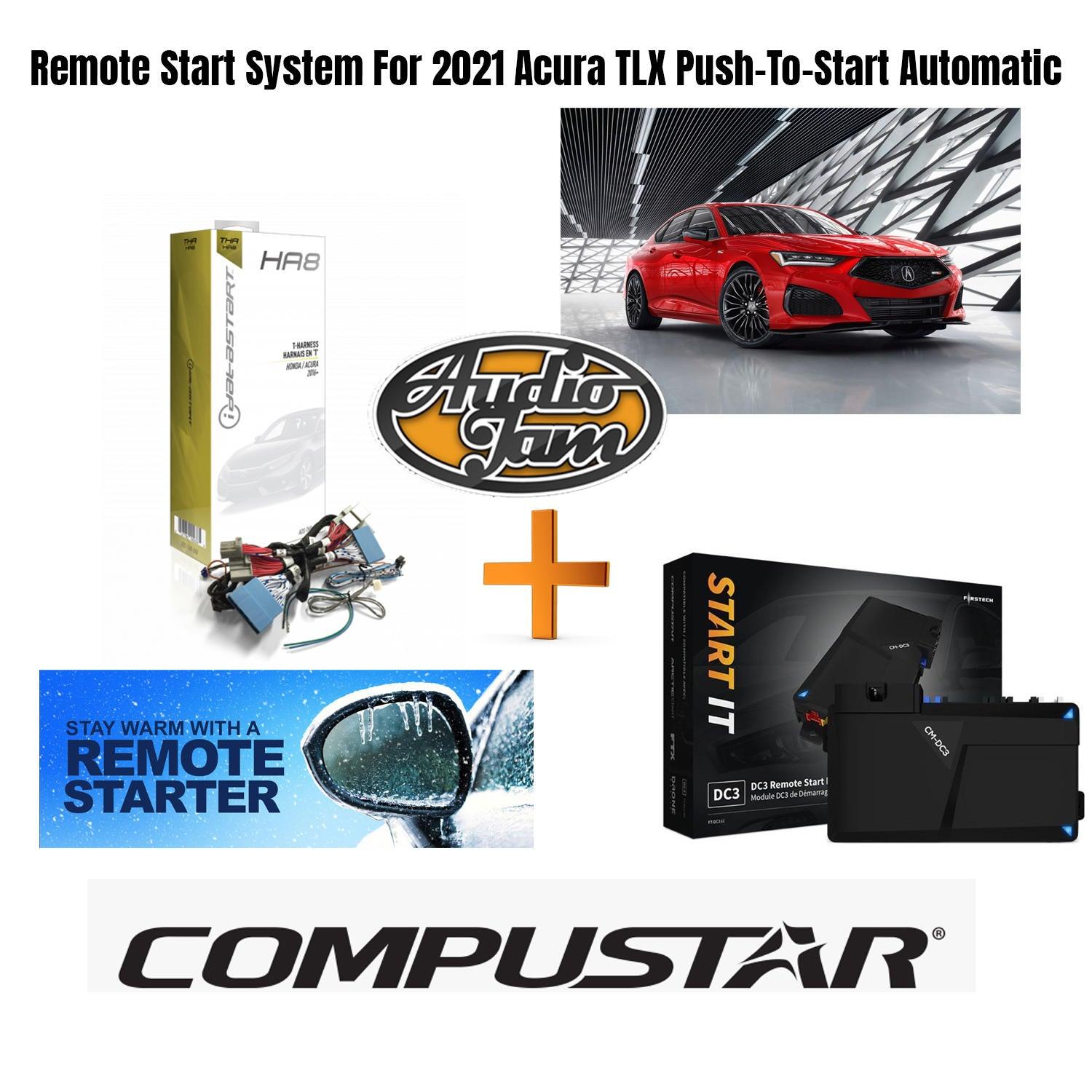 Remote Start System for 2021 Acura TLX Push to Start Automatic