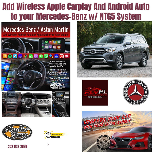 Add Wireless Apple Carplay And Android Auto to your Mercedes-Benz w/ N ...