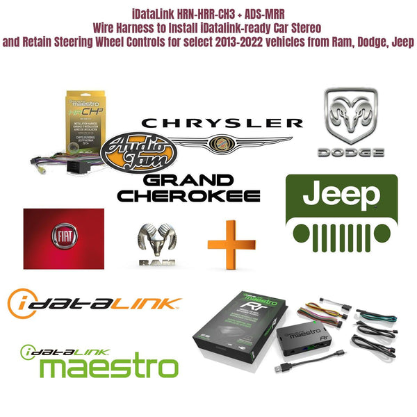iDatalink HRN-HRR-CH3 + ADS-MRR Factory Integration Adapter Connect an ...