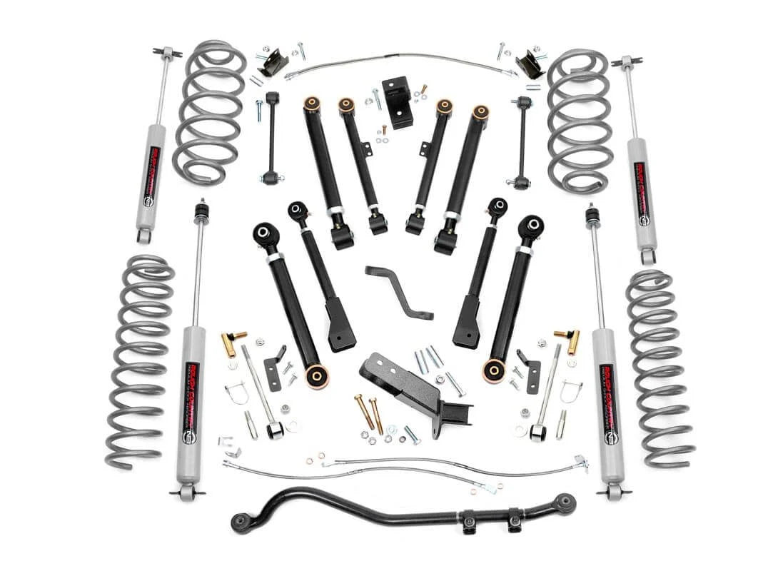 Rough Country 661 4 Inch Lift Kit for Jeep Wrangler TJ 4WD 97–06 ...