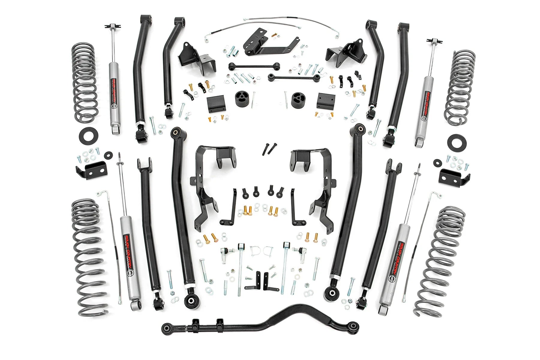 RC 78630-Config 4 Inch Lift Kit Jeep Wrangler JK 07–18 – Audio Jam Inc