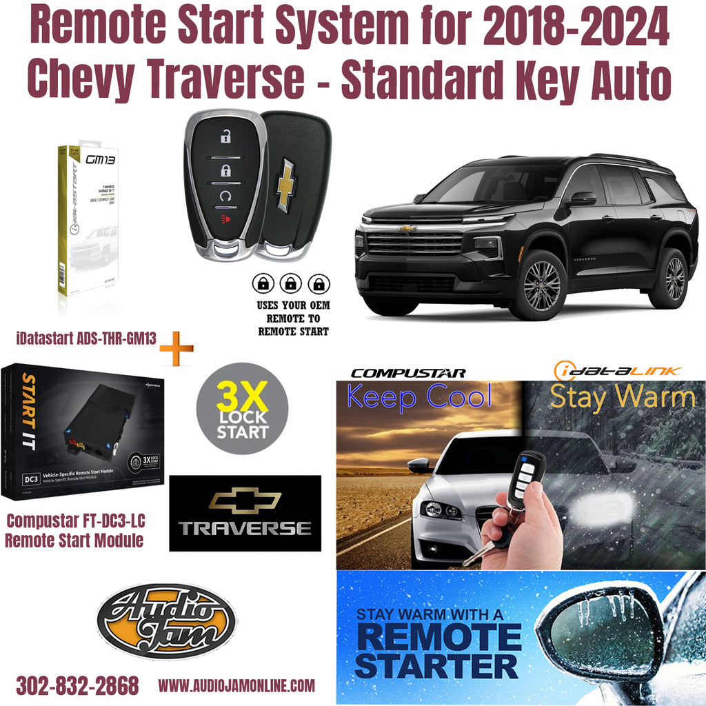 Delaware Remote Car Starter | Remote Start 2018-2024 Chevy Traverse ...